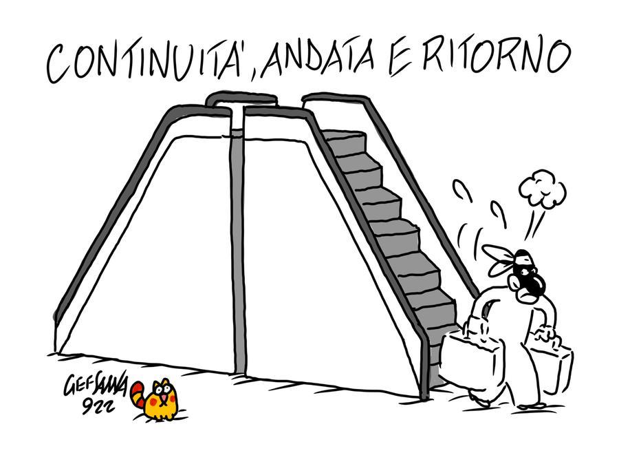 La vignetta di Gef: continuità territoriale, l’allarme del mondo del ...