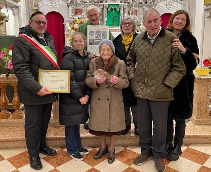Polinago Lea, nonna sprint a 105 anni «Va ancora a fare la spesa ...
