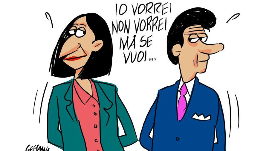 La vignetta di Gef: marcia antifascista di Firenze, prove di dialogo ... La vignetta di Gef: marcia antifascista di Firenze, prove di dialogo ...