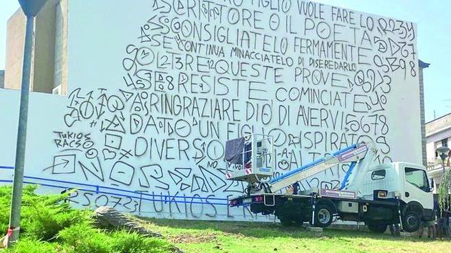 Biblioteca Satta, via ai preparativi per il murale di Jorit su Grazia ... Biblioteca Satta, via ai preparativi per il murale di Jorit su Grazia ...