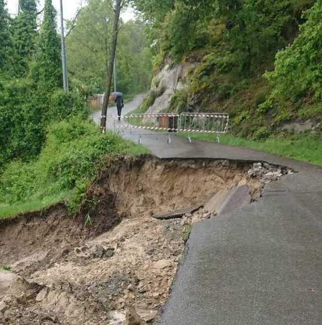 frana a Lama Mocogno famiglie isolate Gazzetta di Modena