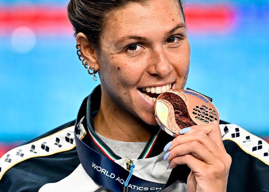 Nuoto, la bracciata mondiale di Sara Franceschi: «Nonno mi ha condotta ...