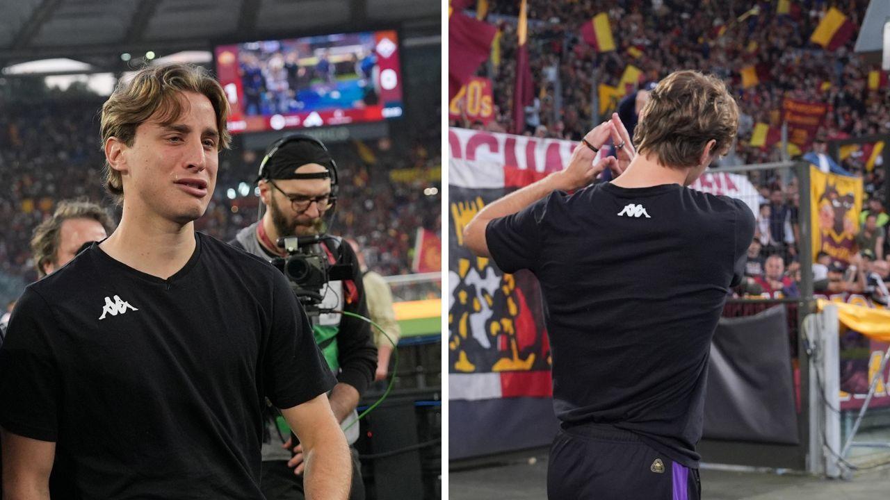 Roma-Fiorentina, viola sconfitti all’Olimpico (1-0): l’omaggio della ...