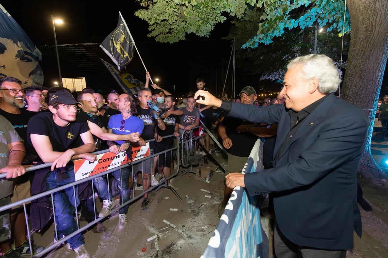 Spal, Mattioli alla festa della Curva Ovest: "Fare in fretta con l ...