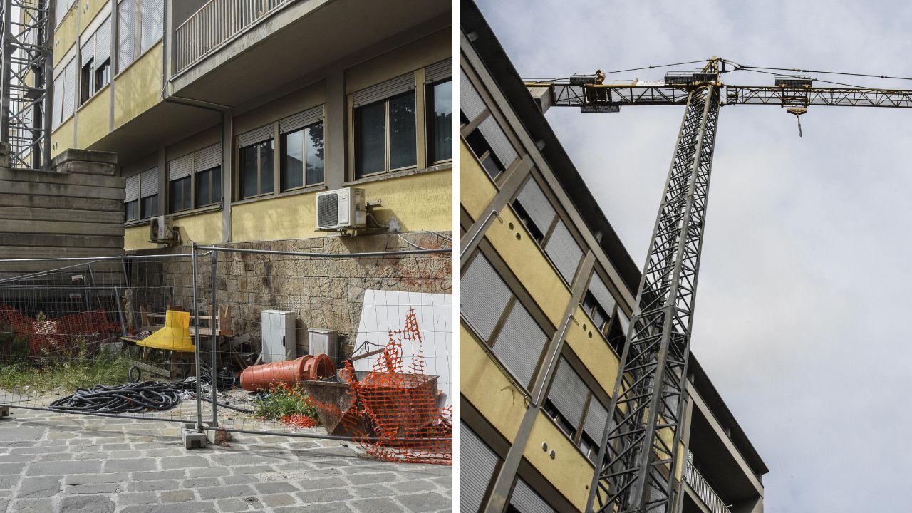 Addio alla gru abbandonata, il centro storico di Grosseto torna libero ...
