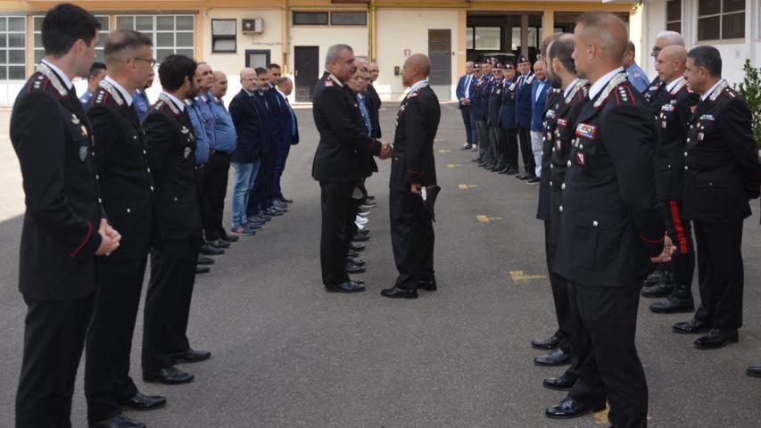 Carabinieri, il generale di brigata Rizzo in visita al comando ...