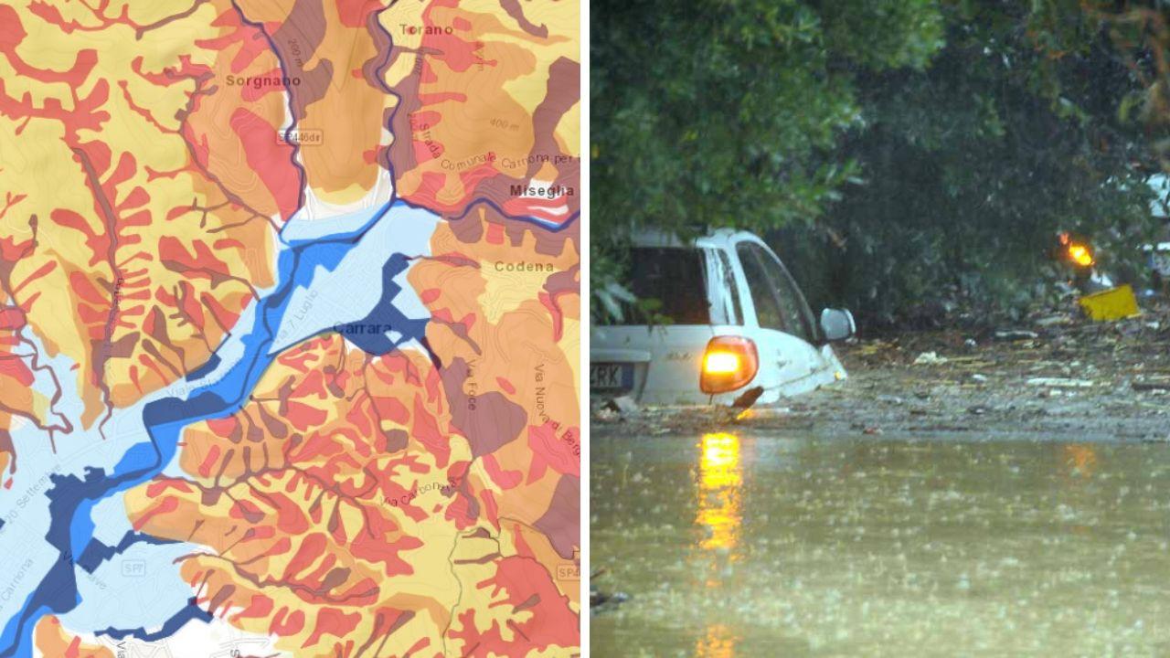 Rischio alluvioni in Toscana: le zone più pericolose e la mappa di ...