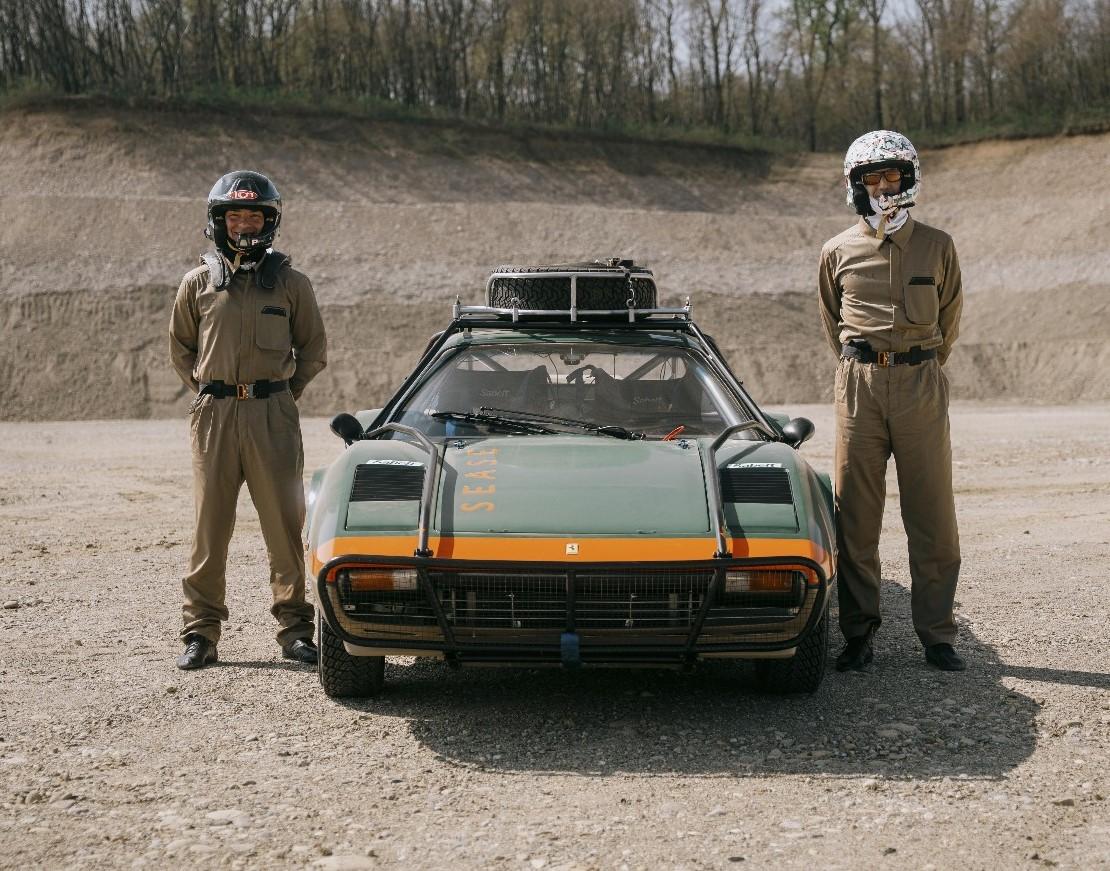 Rally, la Ferrari diventa fuoristrada e porta Paolo Ceci nel deserto ...