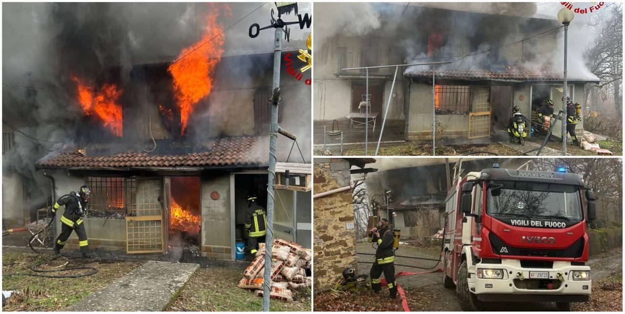 Incendio a Montecreto, casa a fuoco da abbattere: i due anziani hanno ...