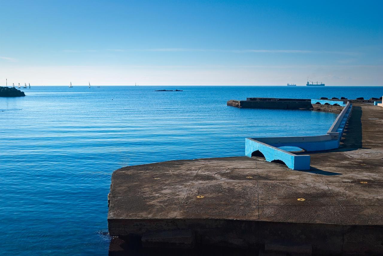 Livorno immersa nel blu. Grazie a Francesco Del Santo - Il Tirreno