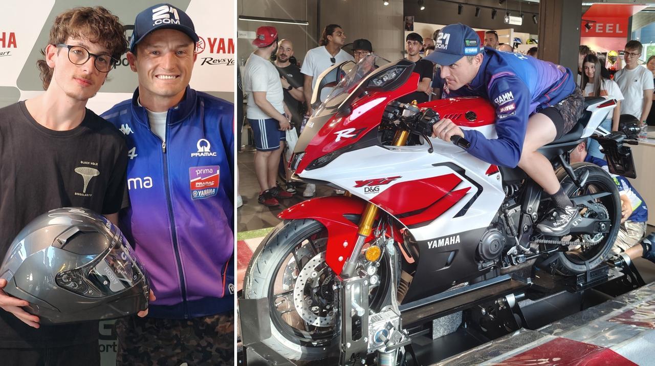 MotoGP, Jack Miller a Modena tra fan Yamaha e simulatore: c'è anche ...