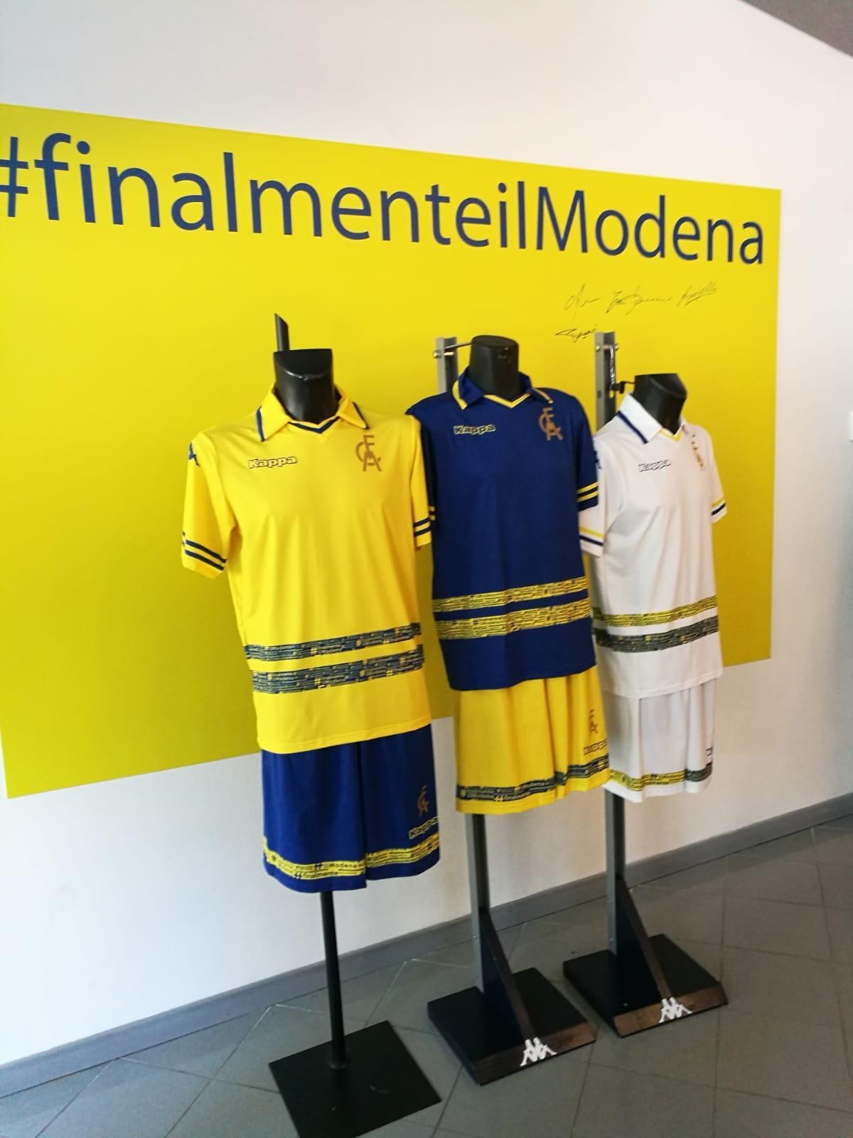 Ecco le nuove maglie del Modena Fc Gazzetta di Modena