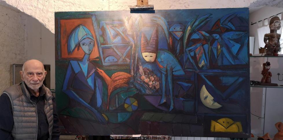 Una casa piena di colori e di quadri. A Torano la magìa di Julio Silva ...