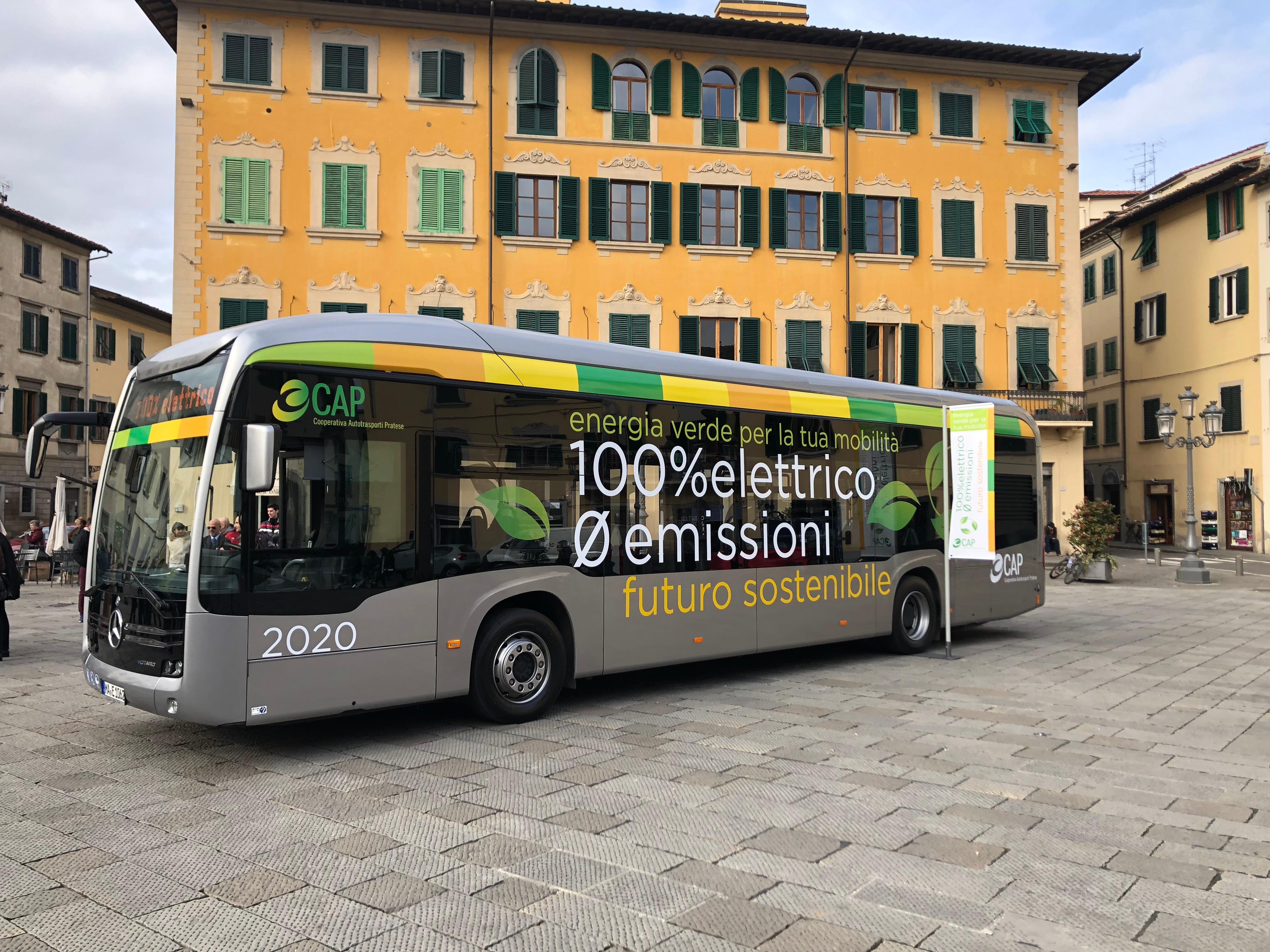 Il nuovo E-Citaro: ecco il primo bus elettrico a Prato - Il Tirreno
