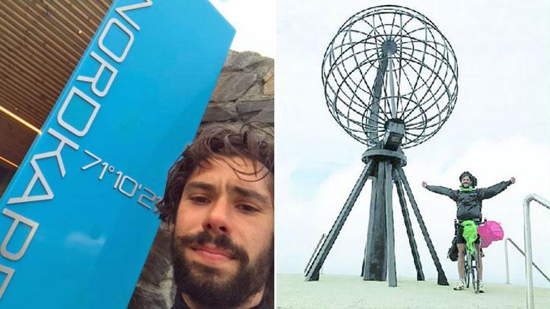 In bici dalla Toscana a Capo Nord, John ce l'ha fatta - Il Tirreno