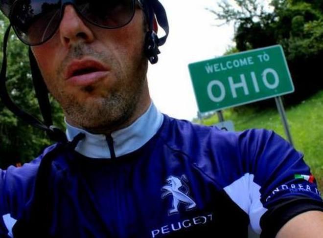 Andrea Tozzi, una coast to coast in bicicletta - Il Tirreno