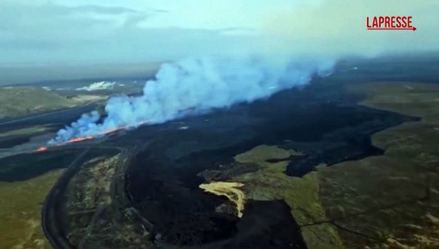 Islanda, erutta vulcano vicino a Grindavik: le immagini dall'altro - Il ...