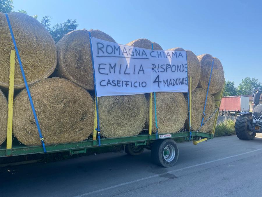 Centinaia di rotoballe in viaggio per gli allevamenti romagnoli ...