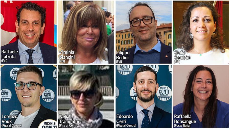 Pisa, gli eletti in consiglio comunale Il Tirreno