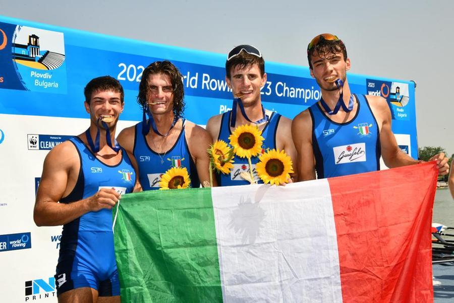 Canottaggio, Rabatti medaglia d’oro con l’Italia ai Mondiali Under 23 ...