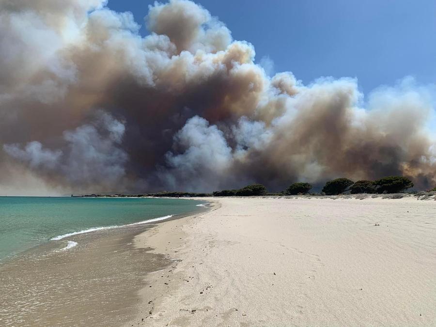 Terrore a Siniscola e Posada fuoco tra le case, turisti in fuga Scene ...