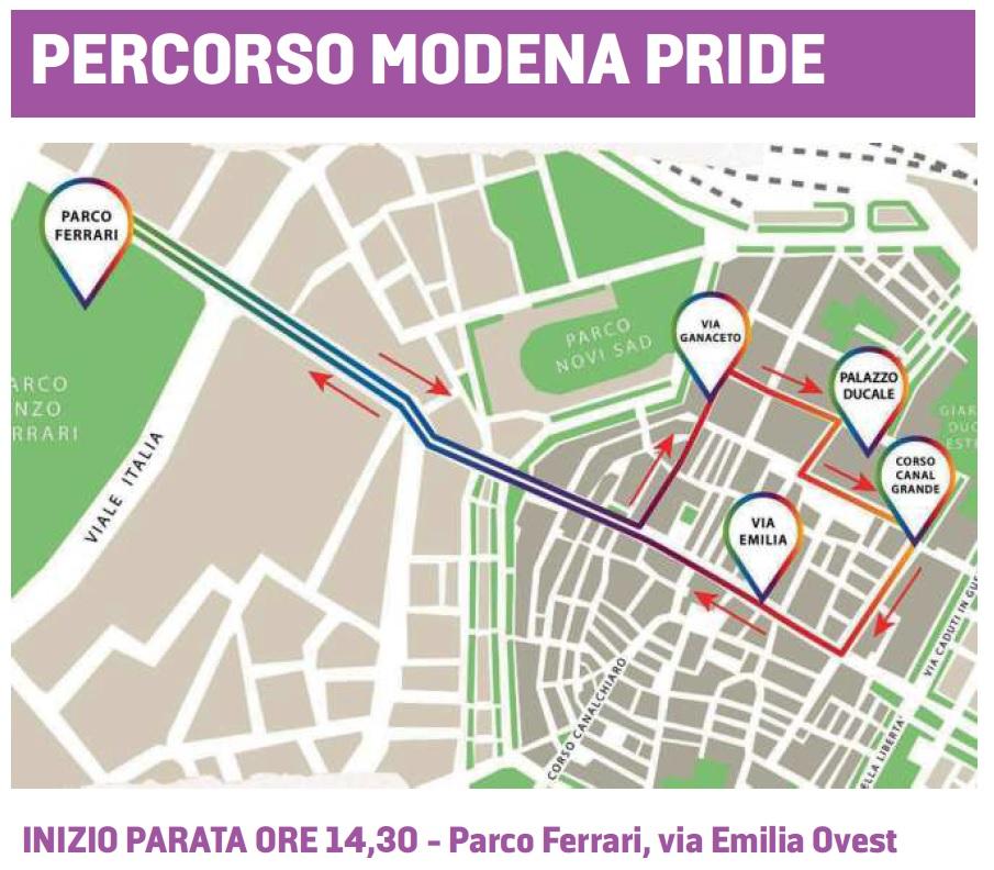 Modena Pride, strade chiuse per il grande corteo: ecco quali - Gazzetta di Modena