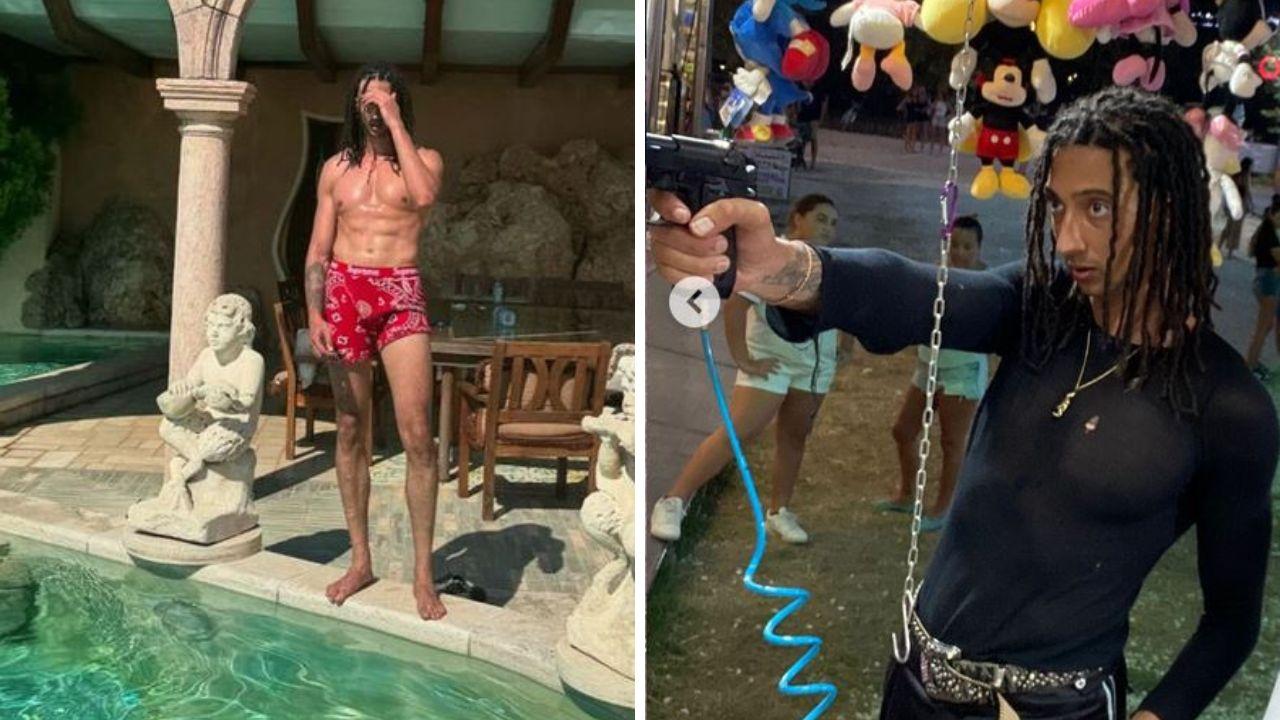 Ghali a Lido di Camaiore: il fisico scolpito e il look speciale - Il ...