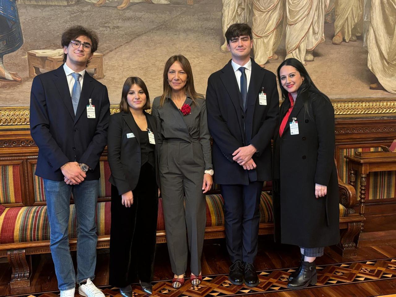 Sassari, gli studenti dell’Azuni protagonisti al Senato - La Nuova Sardegna