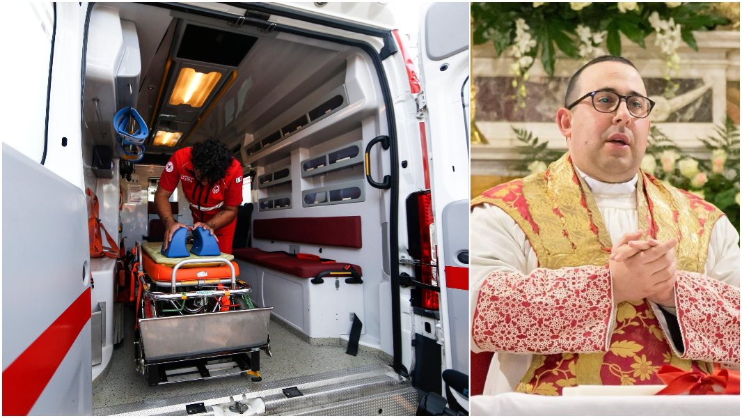 Terribile schianto in centro: il parroco Angelo Cardia di Sant’Andrea ...