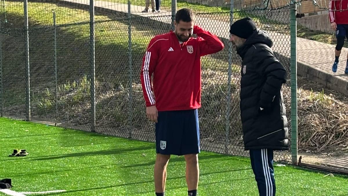 Torres, ecco Luca Zamparo: le prime foto in allenamento - La Nuova Sardegna