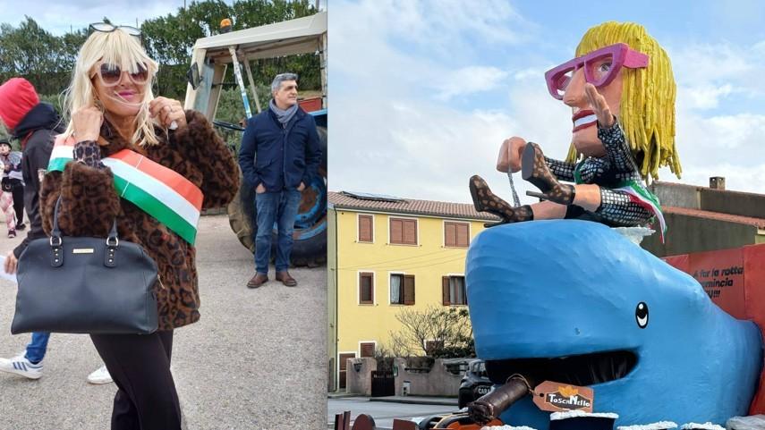 Il carro di Carnevale ha il volto della sindaca: «Simbolo di democrazia ...