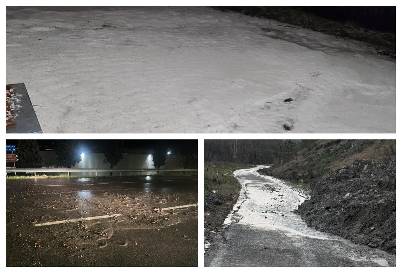 Maltempo a Modena: grandine a Roccamalatina e torrenti in piena a ...