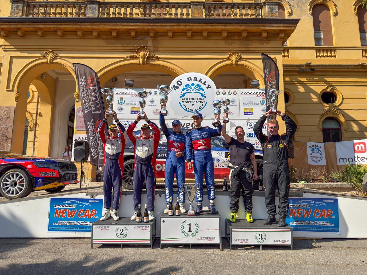 Il Rally della Valdinievole parla polacco con il podio nello scenografico Kursaal - Il Tirreno