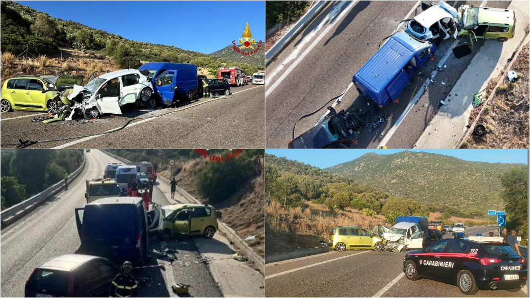 Incidente a Maracalagonis, scontro fra auto sull’Orientale sarda: fra ...