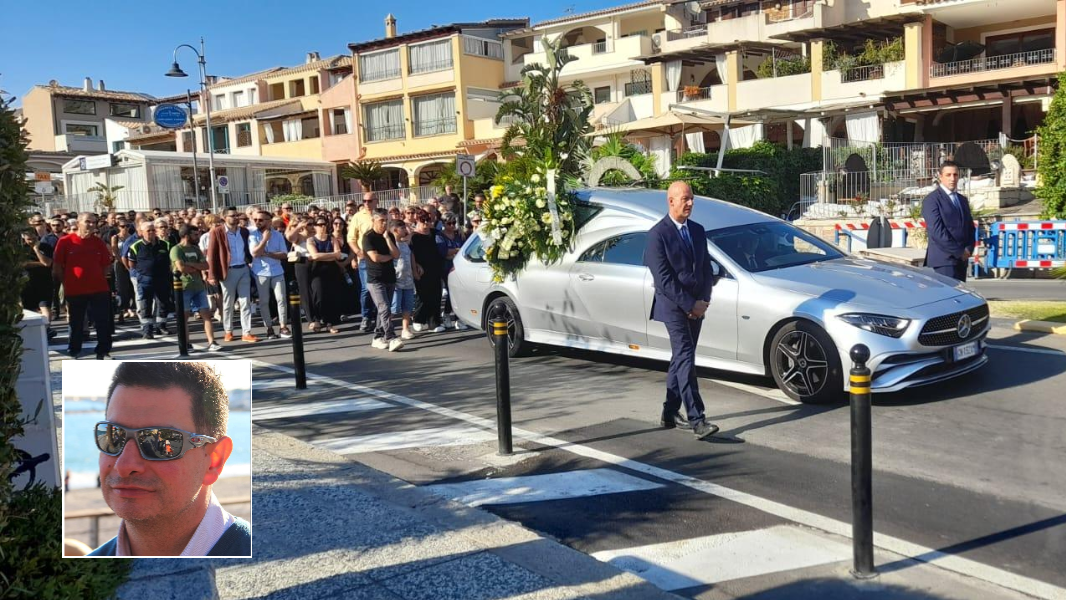 Funerale di Luca Rivera a Villasimius, l'imprenditore di Alessandria ...