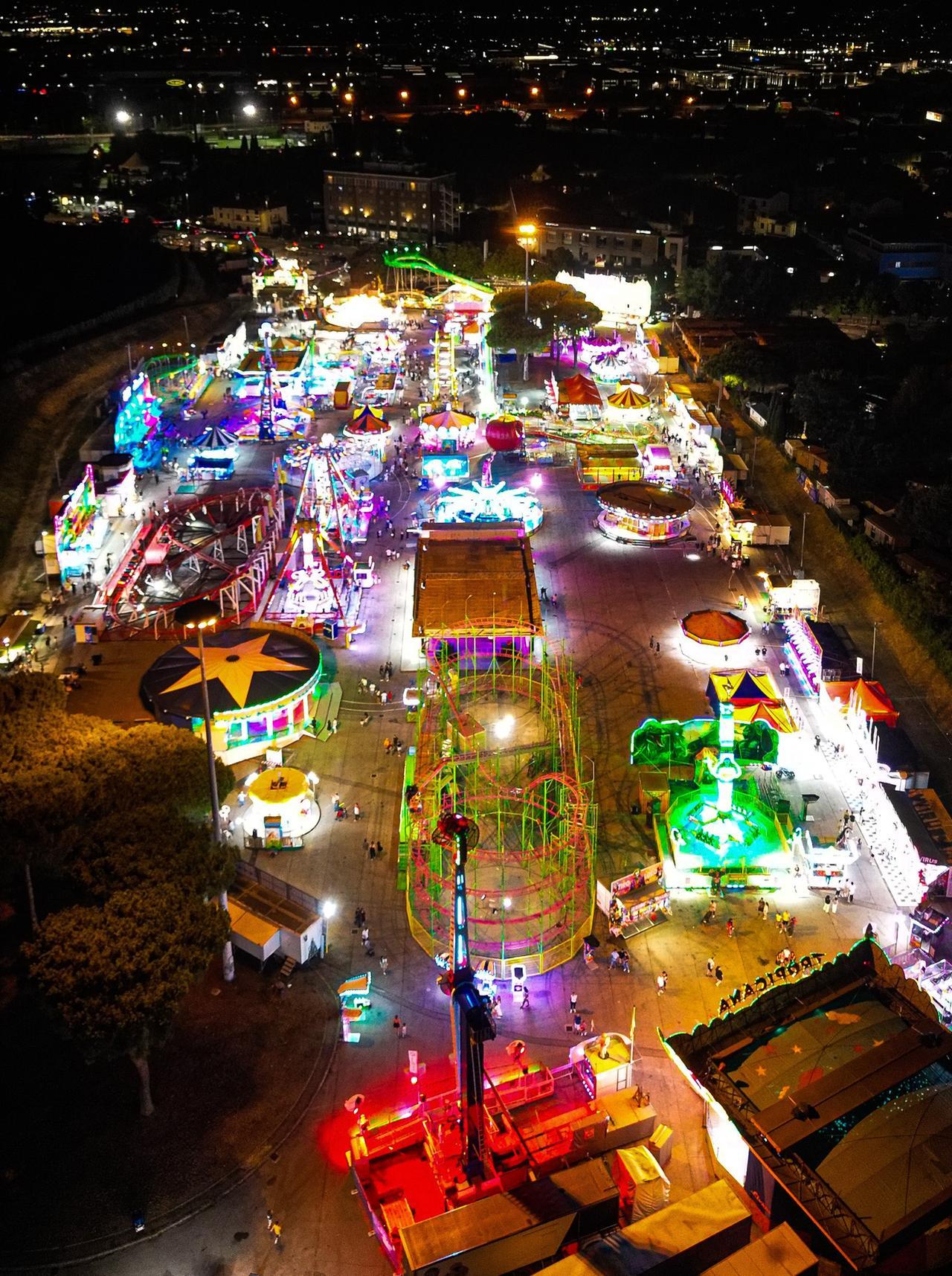 Prato, il luna park di viale Marconi chiuso a causa dell’allerta meteo ...