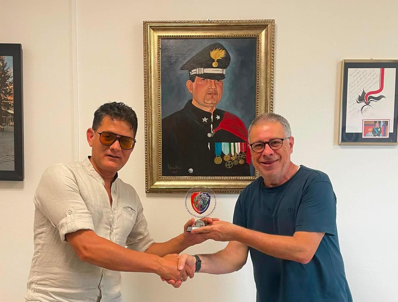 Rubiera, visita di Rocco Merlino alla sede Anc intitolata al fratello ...