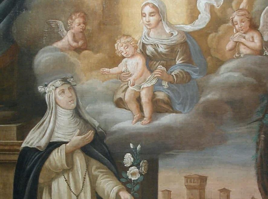 Torna a splendere il dipinto della protettrice del castello Gazzetta di ...