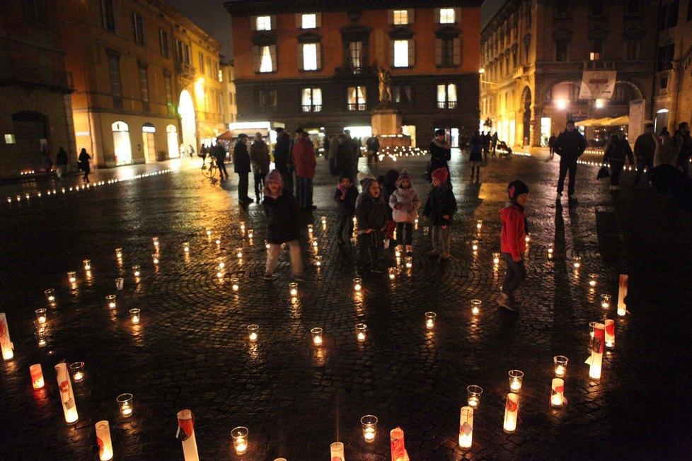 Una notte di luce contro le barriere - Gazzetta di Reggio