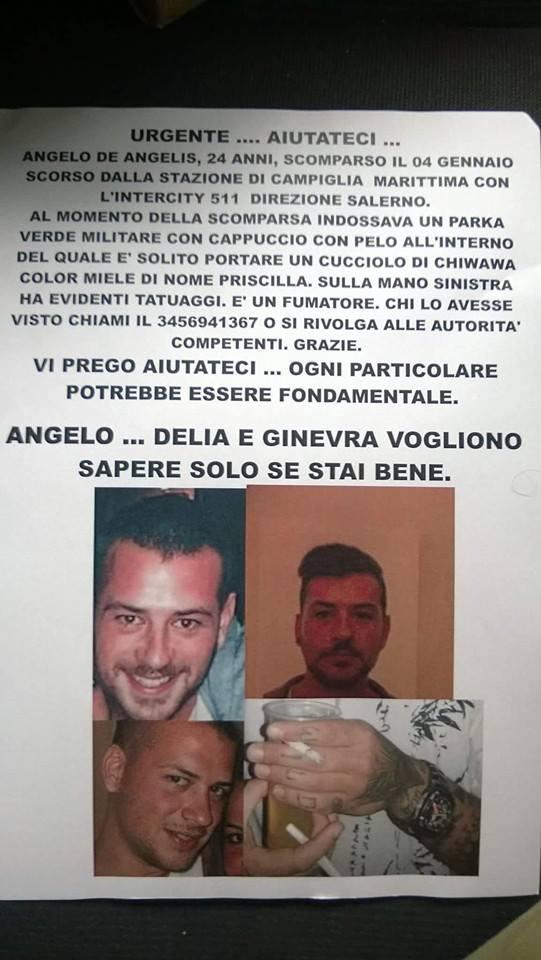 Volantini per Angelo De Angelis sui treni e nelle stazioni da Campiglia ...