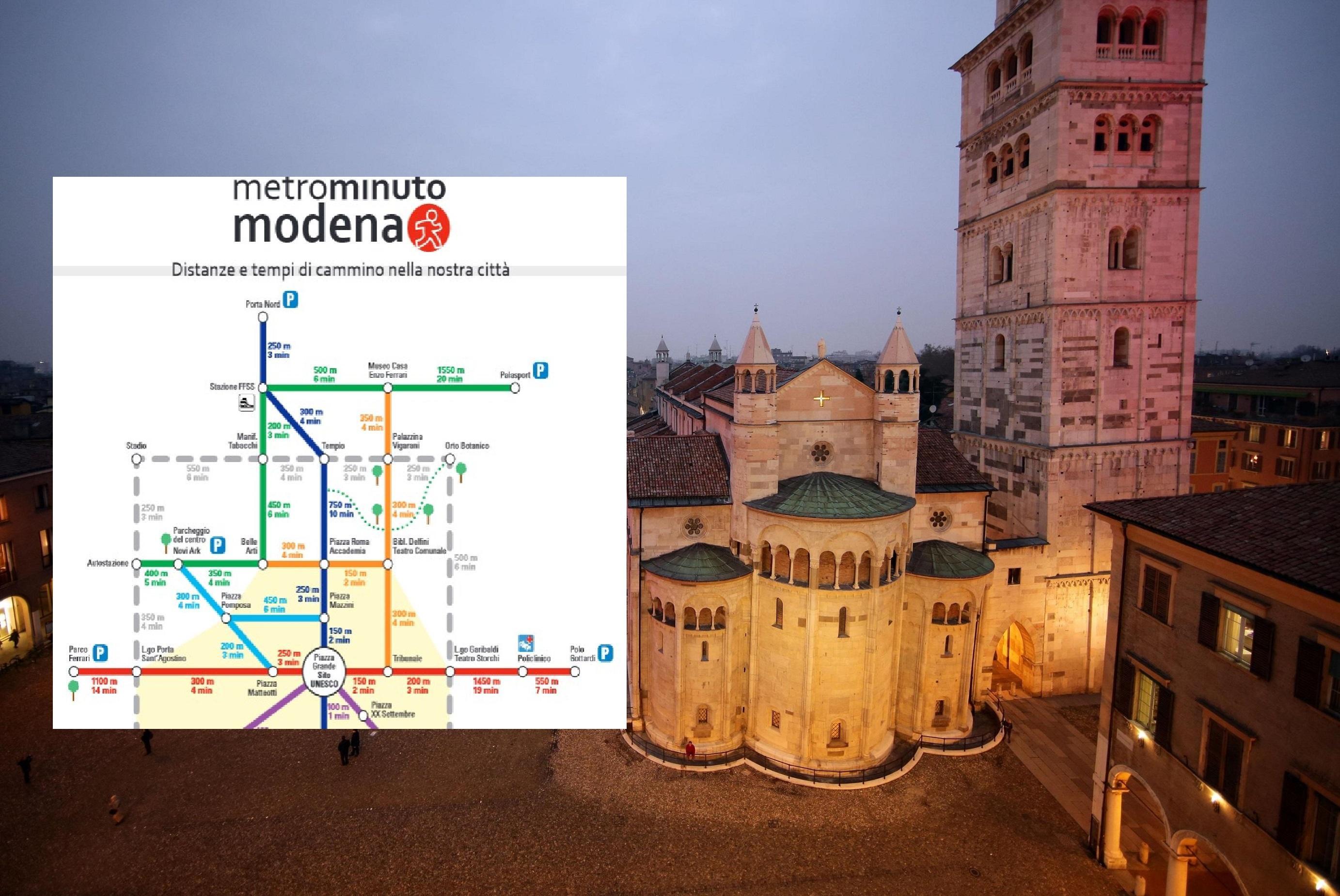 Arriva il “Metrominuto” per misurare le distanze a piedi a Modena ...
