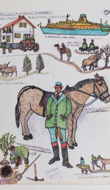 Quattro disegni di Pacciani in mostra al Caffè Criminale - Il Tirreno