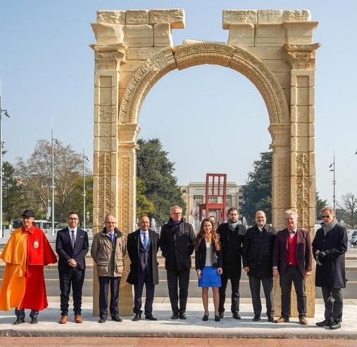 L’Arco di Palmira ricostruito a Carrara arriva davanti all’Onu - Il Tirreno