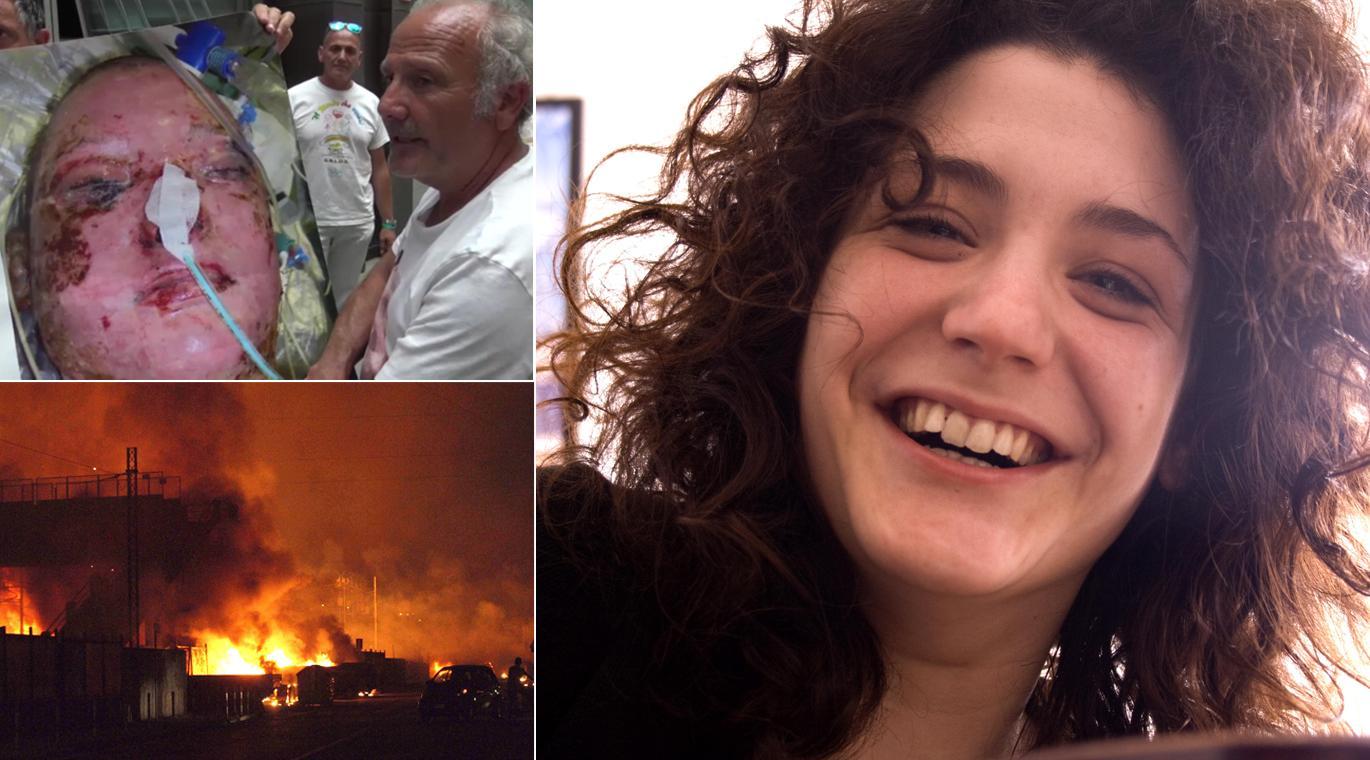 Strage di Viareggio, Claudio mostra la foto della figlia uccisa: «Ecco ...