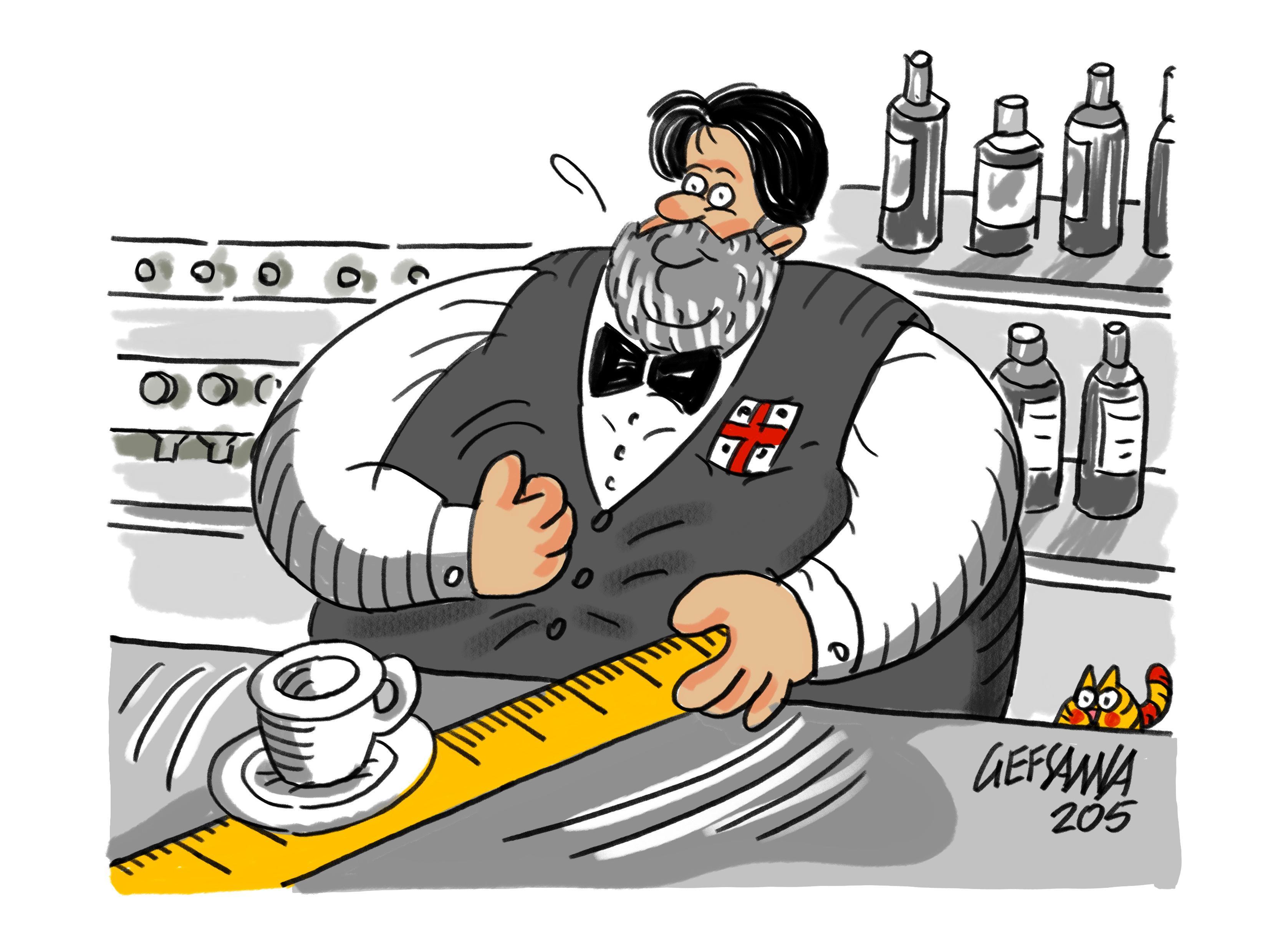La vignetta di Gef: bar e ristoranti riaprono ma sulle distanze è il ...