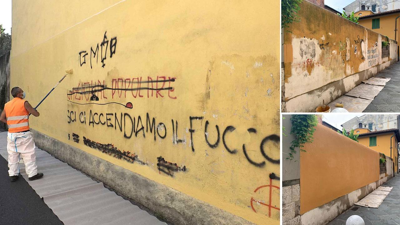 Guerra alle scritte sui muri della città, si sperimenta la vernice anti ...