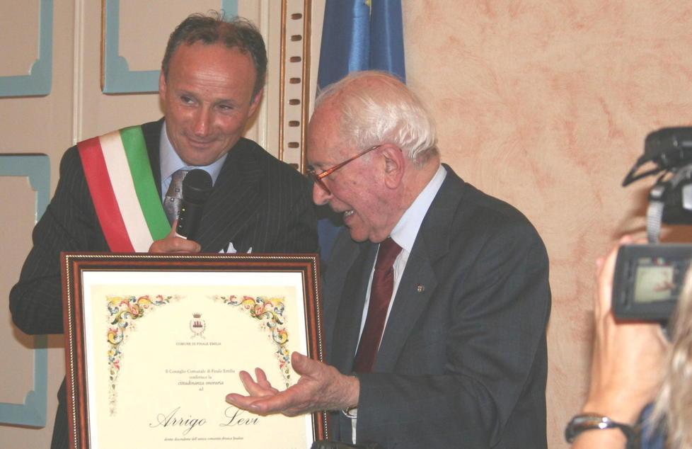 Arrigo Levi, cittadino onorario di Finale Le sue testimonianze sul ...