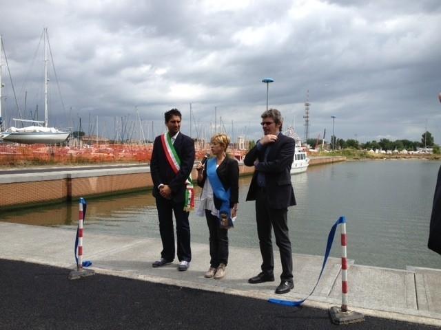 Progetto Idrovia: inaugurata la nuova darsena di Porto Garibaldi - La ...