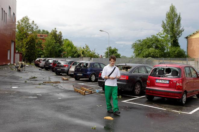 Tromba d'aria: i danni ingenti alla Oil control e in zona Gazzate ...